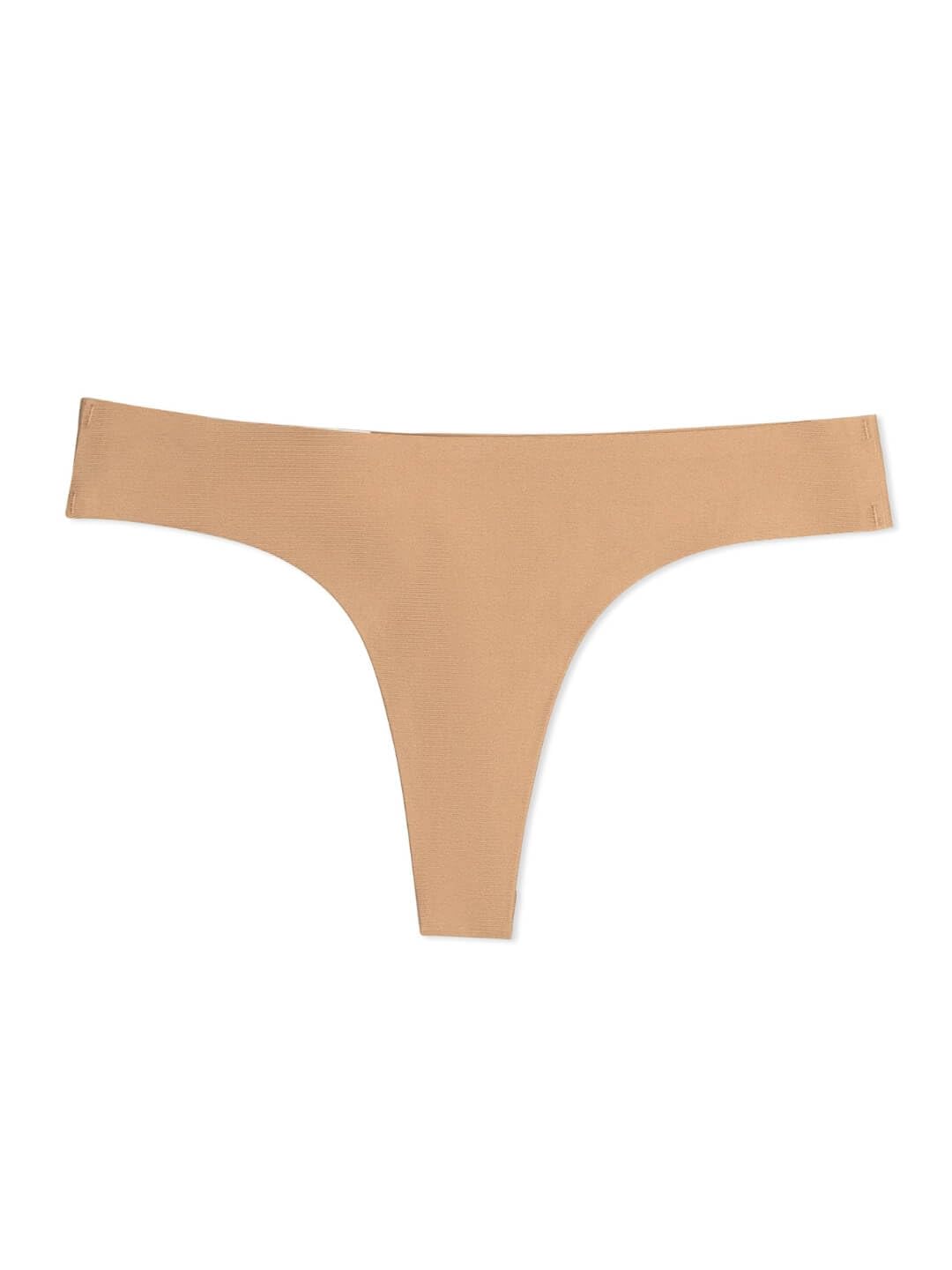 Capezio Women's Seamless Thong, Nude, X-Small