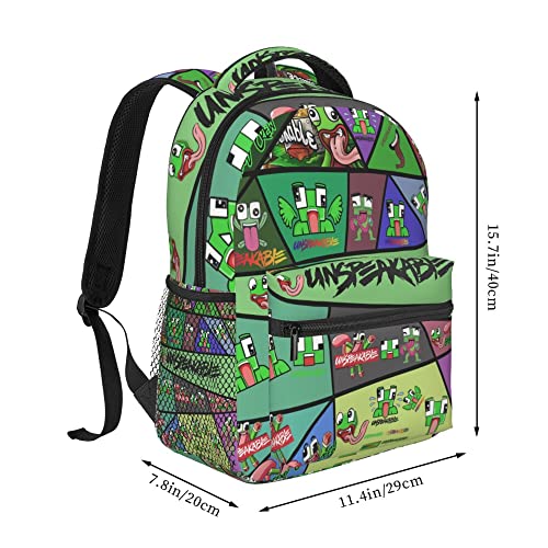 Frog Backpack For Boys Teen Cartoon Backpack High Capacity Bookbag 3d Printed Lightweight Travel Backpack