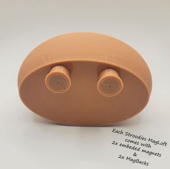 Stroodies MagLoft | Terracotta | Magnetic BubbleLoft Hide for Arboreal Geckos | Especially Cresties