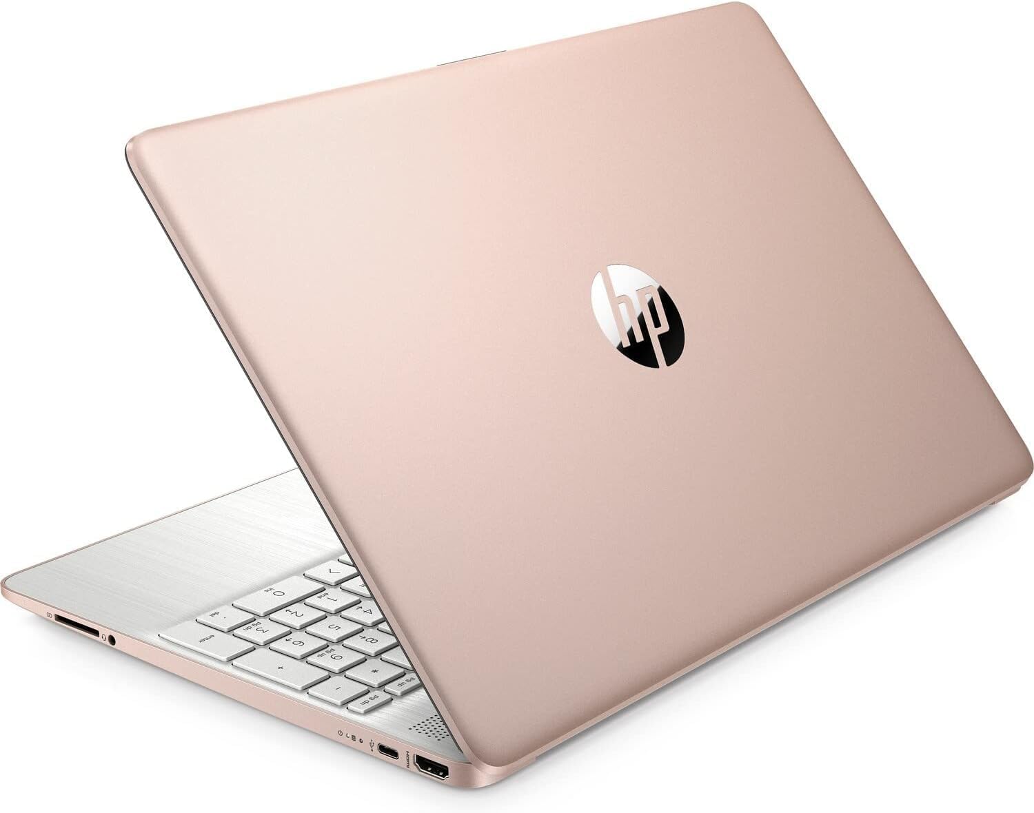 HP Laptop 15-DY0019DS 15.6" HD Intel Celeron N4020, Intel UHD Graphics, 8GB DDR4 RAM, 256GB SSD Storage, Windows 10 Home, Pale Rose (Renewed)