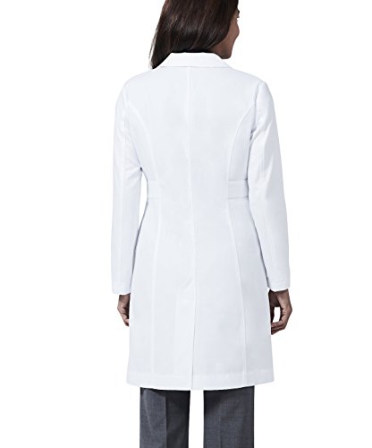 Estie Classic Fit Women's Lab Coat-White-20