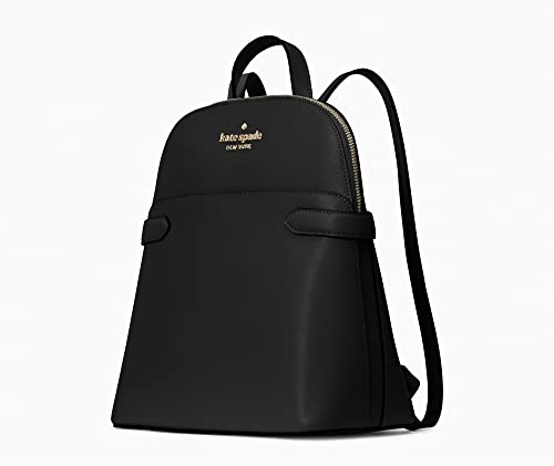 Kate Spade New York Saffiano Leather Dome Backpack (Black)