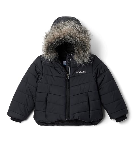 Columbia Youth Girls Katelyn Crest II Hooded Jacket, Black, X-Large