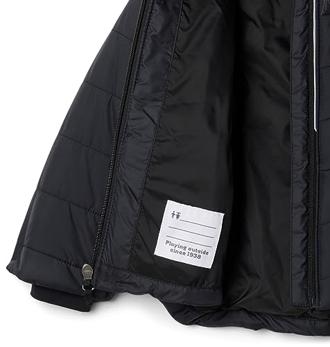 Columbia Youth Girls Katelyn Crest II Hooded Jacket, Black, X-Large