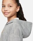 Nike Therma-FIT Big Kids' (Girls') Pullover Hoodie Black Heather (as1, alpha, s, regular, Standard, Black Heather, Small)