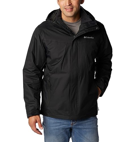 Columbia Men's Tunnel Falls Interchange Jacket, Black, Large