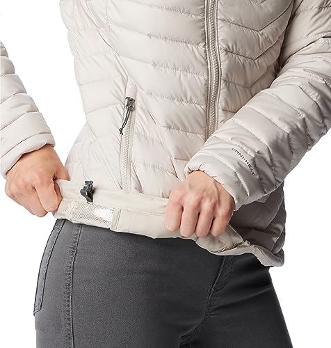 Columbia Women's Powder Lite Hooded Jacket, Dark Stone, Small