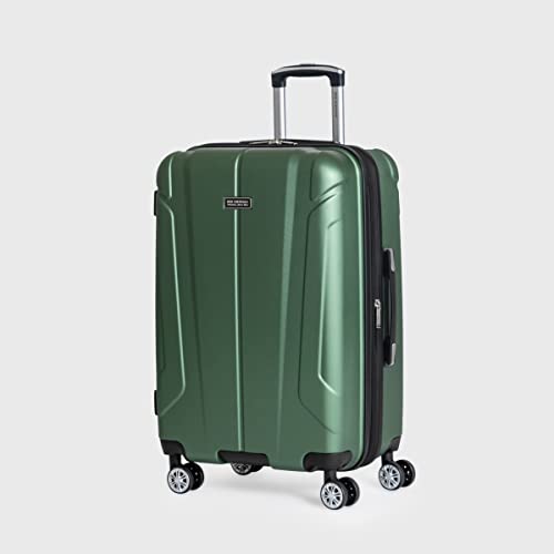 Ben Sherman Derby Spinner Travel Upright Luggage, Cilantro, 20-Inch Carry On