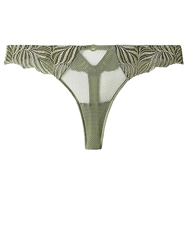 Aubade Women's Paradis Exotique Tanga, Green (Amazonia), XX-Large