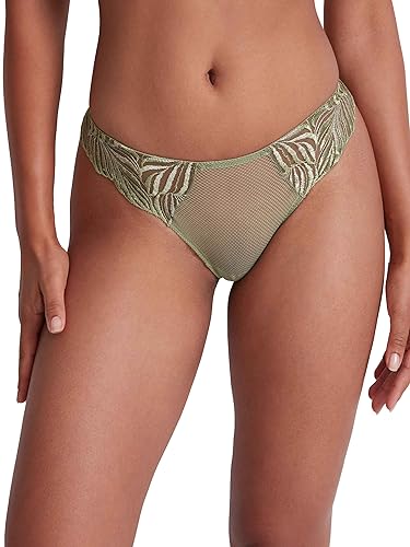 Aubade Women's Paradis Exotique Tanga, Green (Amazonia), XX-Large