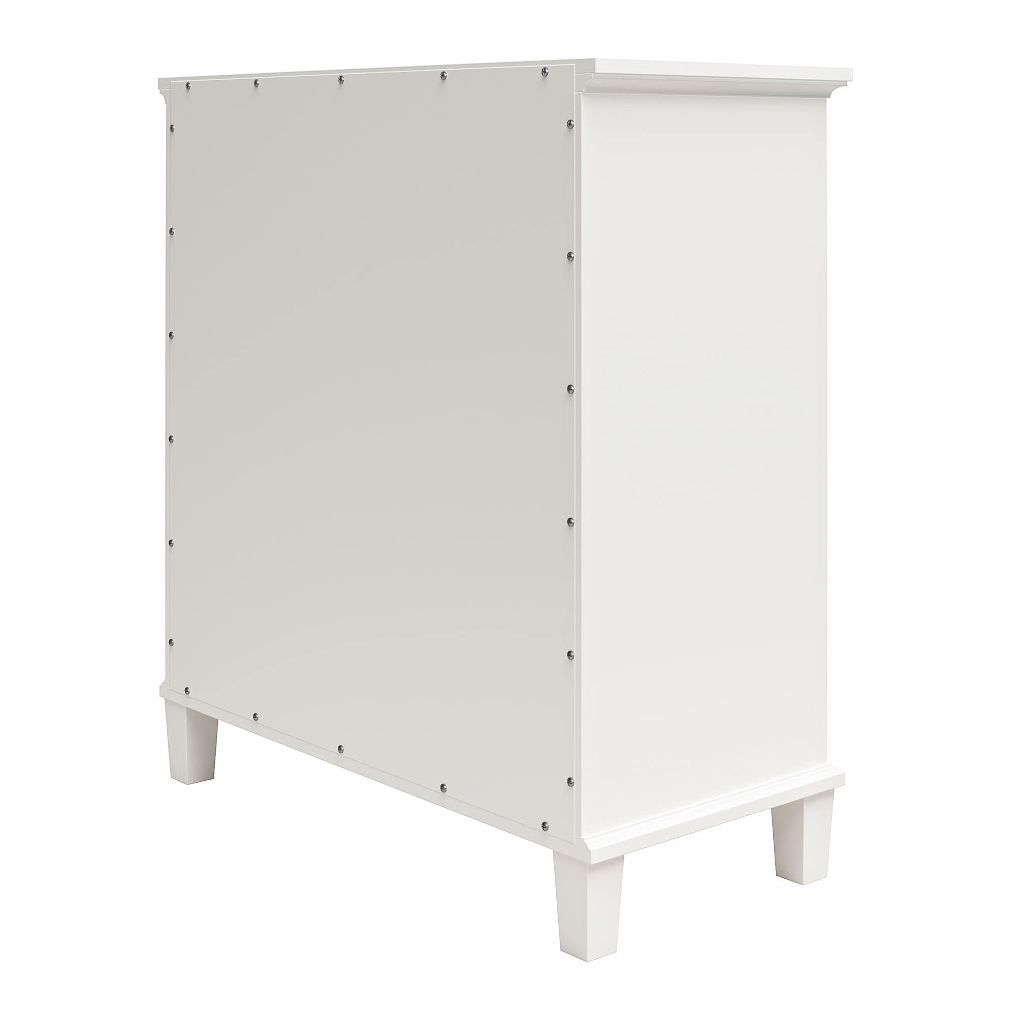Ameriwood Home Celeste Double Door Accent Cabinet, White