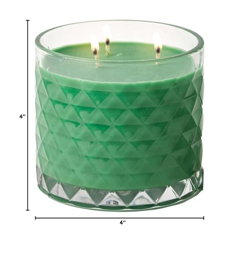 Gold Canyon™ - Holiday Wreath Scented Candle, Three-Wick, 100% Natural Soy Wax, Notes of Fresh Siberian Pine, Earthy Balsam Fir, and Bright Berries