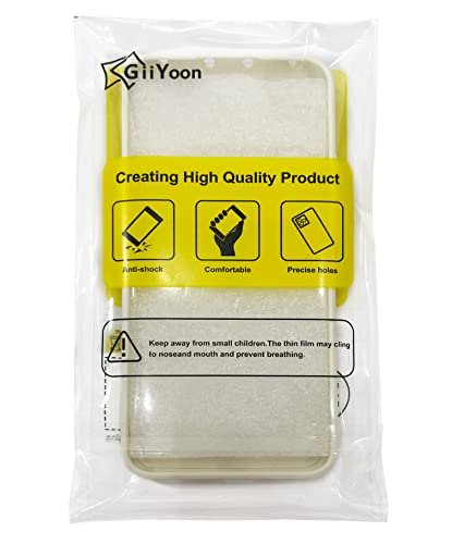 GiiYoon Silicone Case Compatible with Google Pixel 6, Full Body Silky Soft Touch Phone Case with Camera Protection, Shockproof Cover with Microfiber Lining, White
