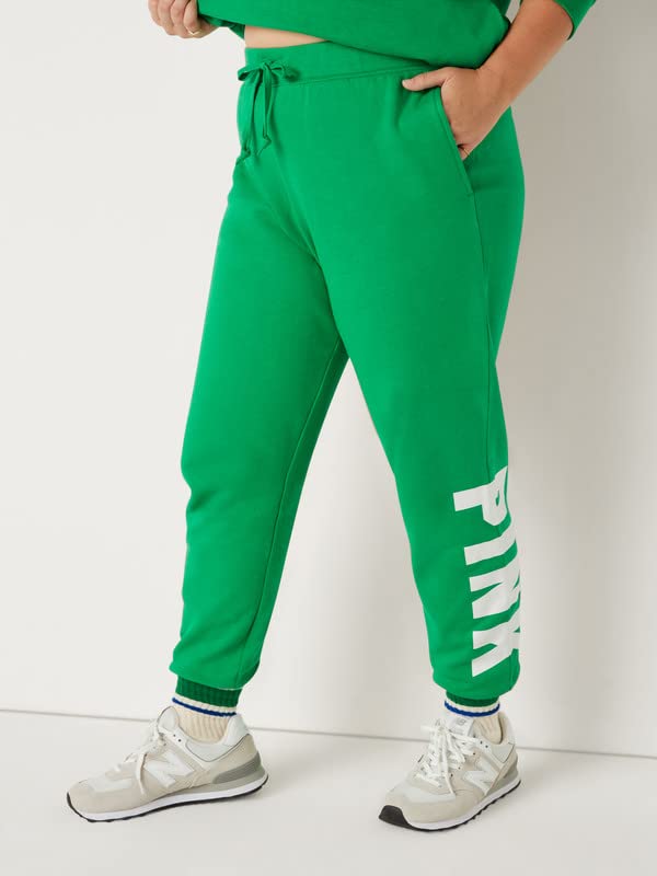 Victoria's Secret Pink Everyday Lounge Relaxed Jogger, Women's Joggers, Happy Camper, XL