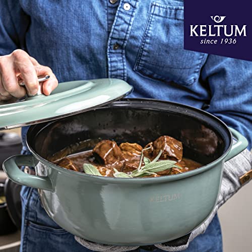 3.1 L Enameled Dutch Oven, Green