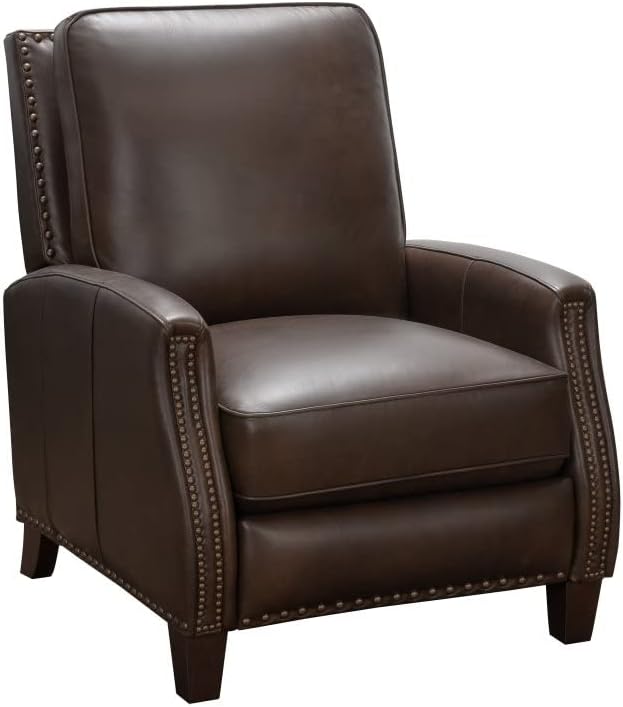 BarcaLounger Melrose Transitional Recliner Lounge Chair with footrest Extension 7-3155 in Ashford Walnut All Leather 5625-87 - Curbside Delivery