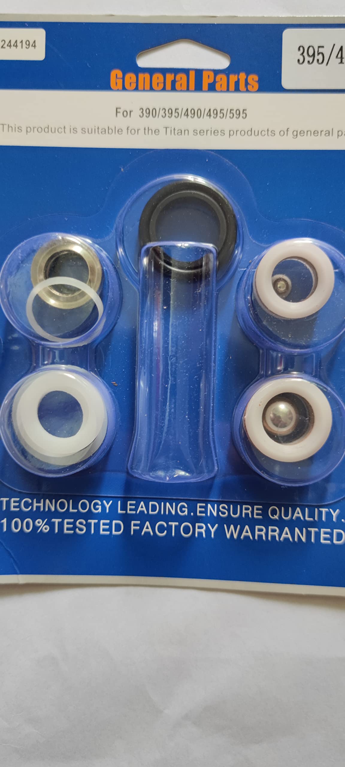 244194 Pump Repair Packing Kit for Graco Airless Paint Sprayer 295 390 395 490 495 595 3400 Aftermarket