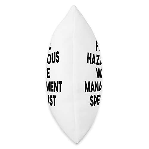 Future Hazardous Waste Management Specialist Throw Pillow