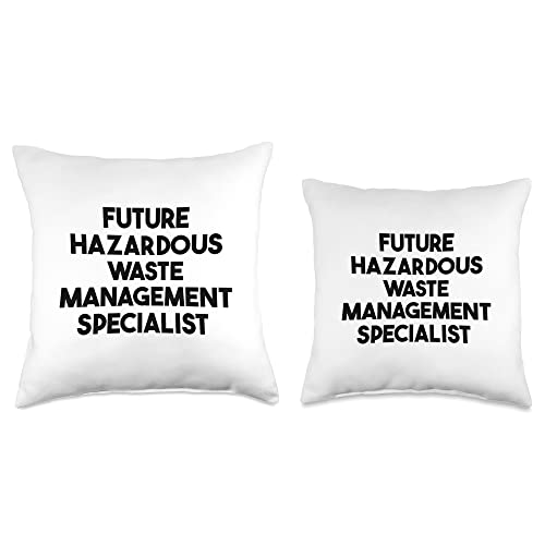 Future Hazardous Waste Management Specialist Throw Pillow