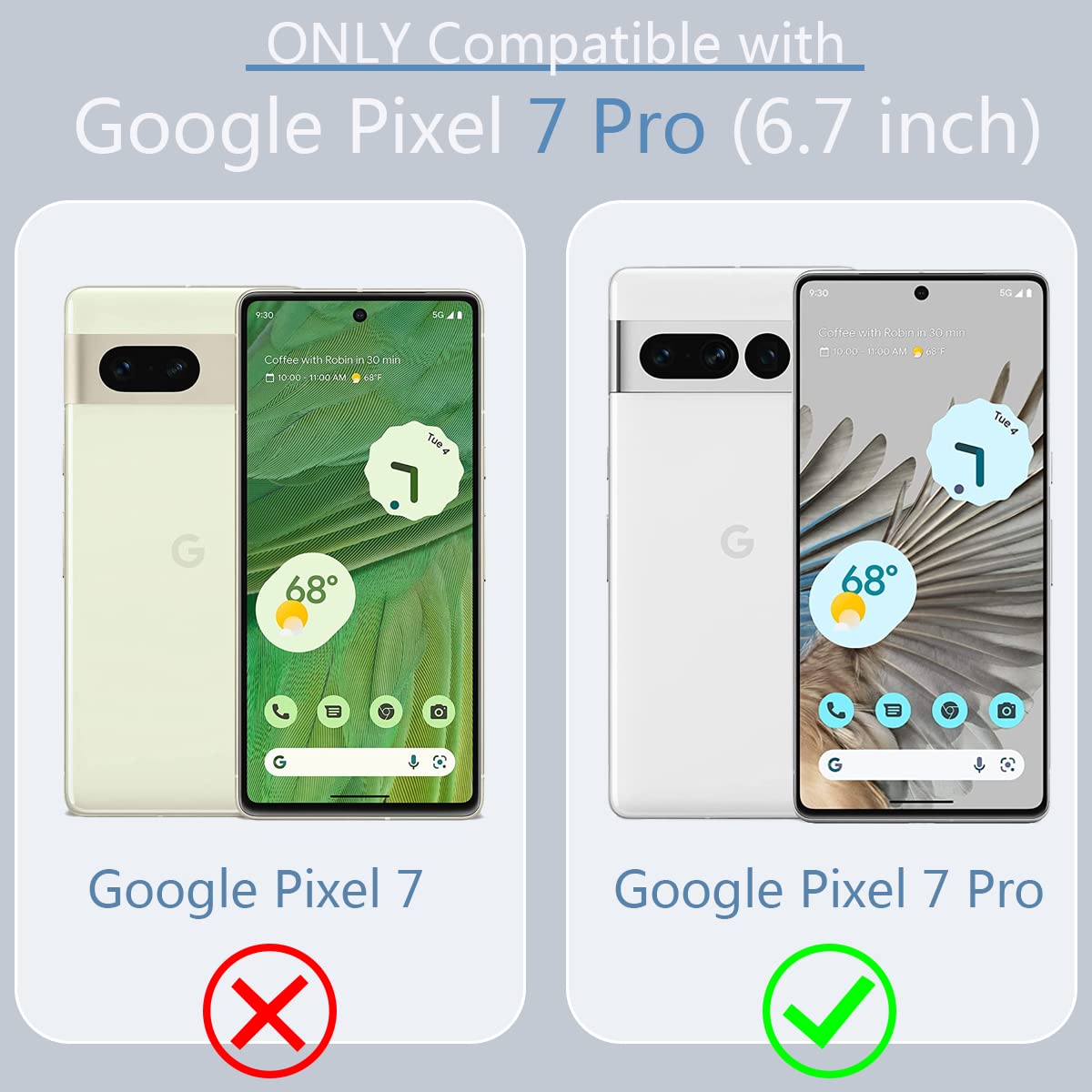 Fingic Pixel 7 Pro Case, Heavy Duty Protection, Sunflower Design, Yellow, for Google Pixel 7 Pro