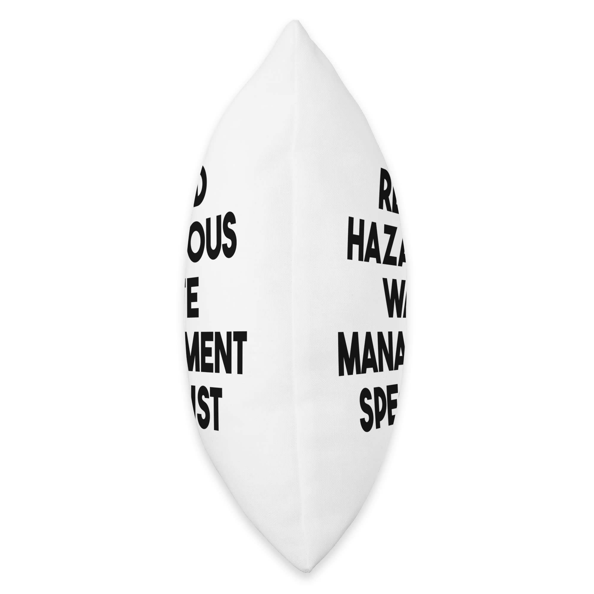 Retired Hazardous Waste Management Specialist Throw Pillow