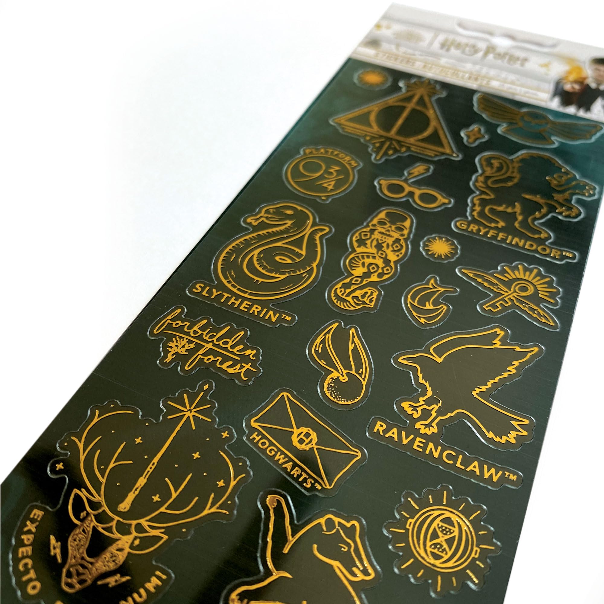 Paper House Productions Harry Potter Signs & Symbols Shiny Foil Enamel Effect Sticker Sheet for Crafts, Scrapbooking & Collecting