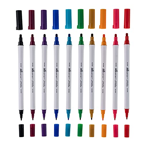 Hello, Artist! Dual Tip Dot Markers Set of 10, 10-Piece Set, Multi