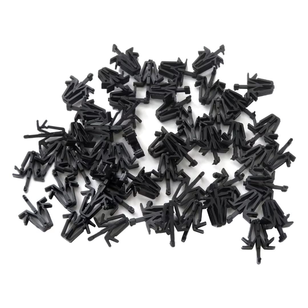 50pcs Grille Retainer Clips for Toyota Tacoma SR5 Extended Cab Pickup 2-Door 2.4L 2438CC l4 Gas DOHC Naturally Aspirated 2000#90467-12040, 9046712121