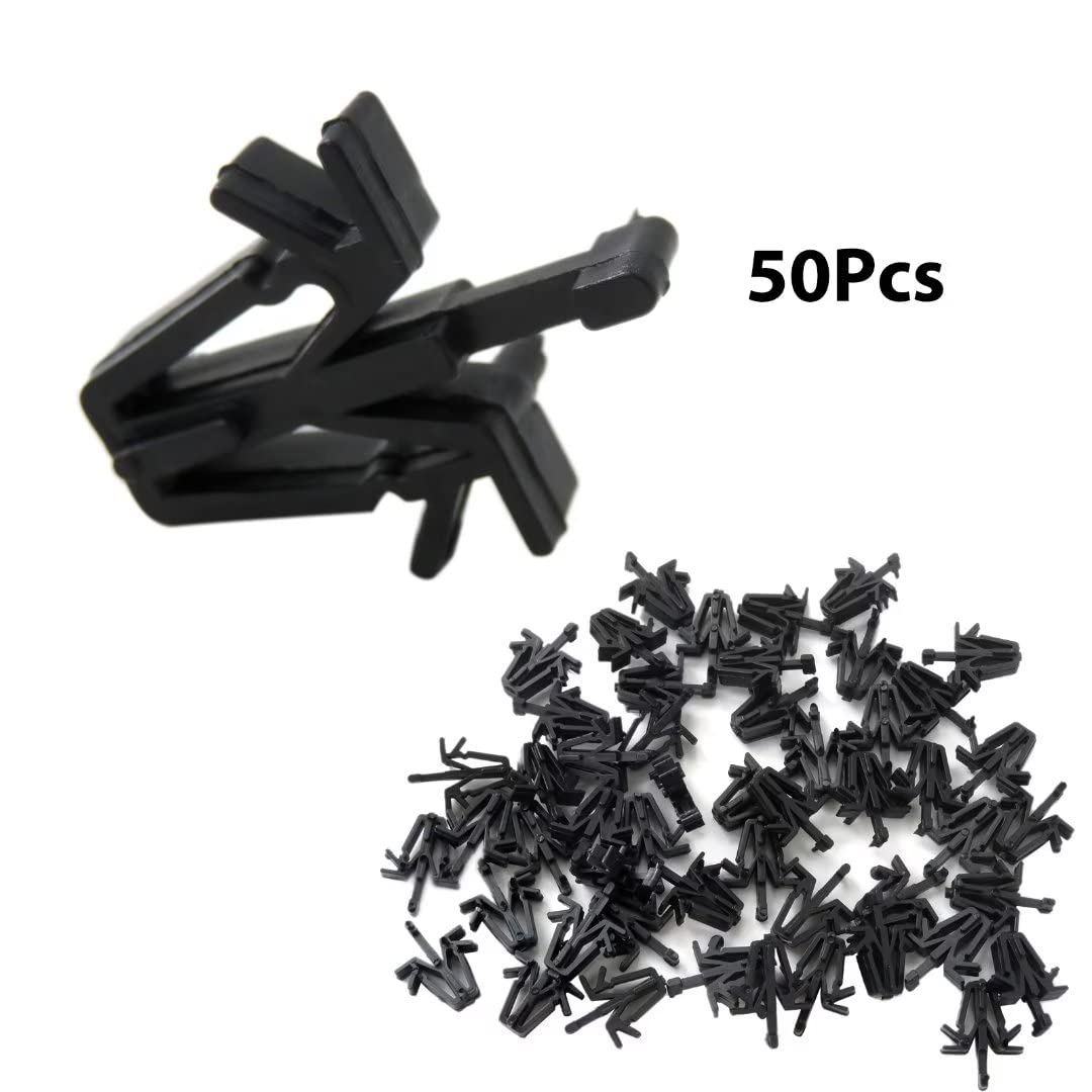50pcs Grille Retainer Clips for Toyota Tacoma SR5 Extended Cab Pickup 2-Door 2.4L 2438CC l4 Gas DOHC Naturally Aspirated 2000#90467-12040, 9046712121