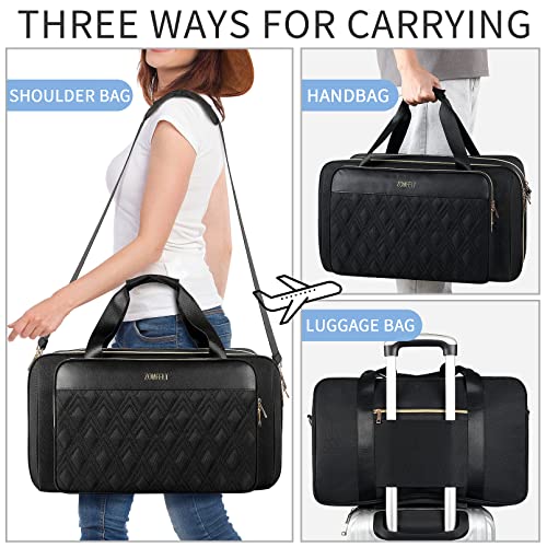 ZOMFELT Rolling Backpack & Travel Duffel Bag for Women