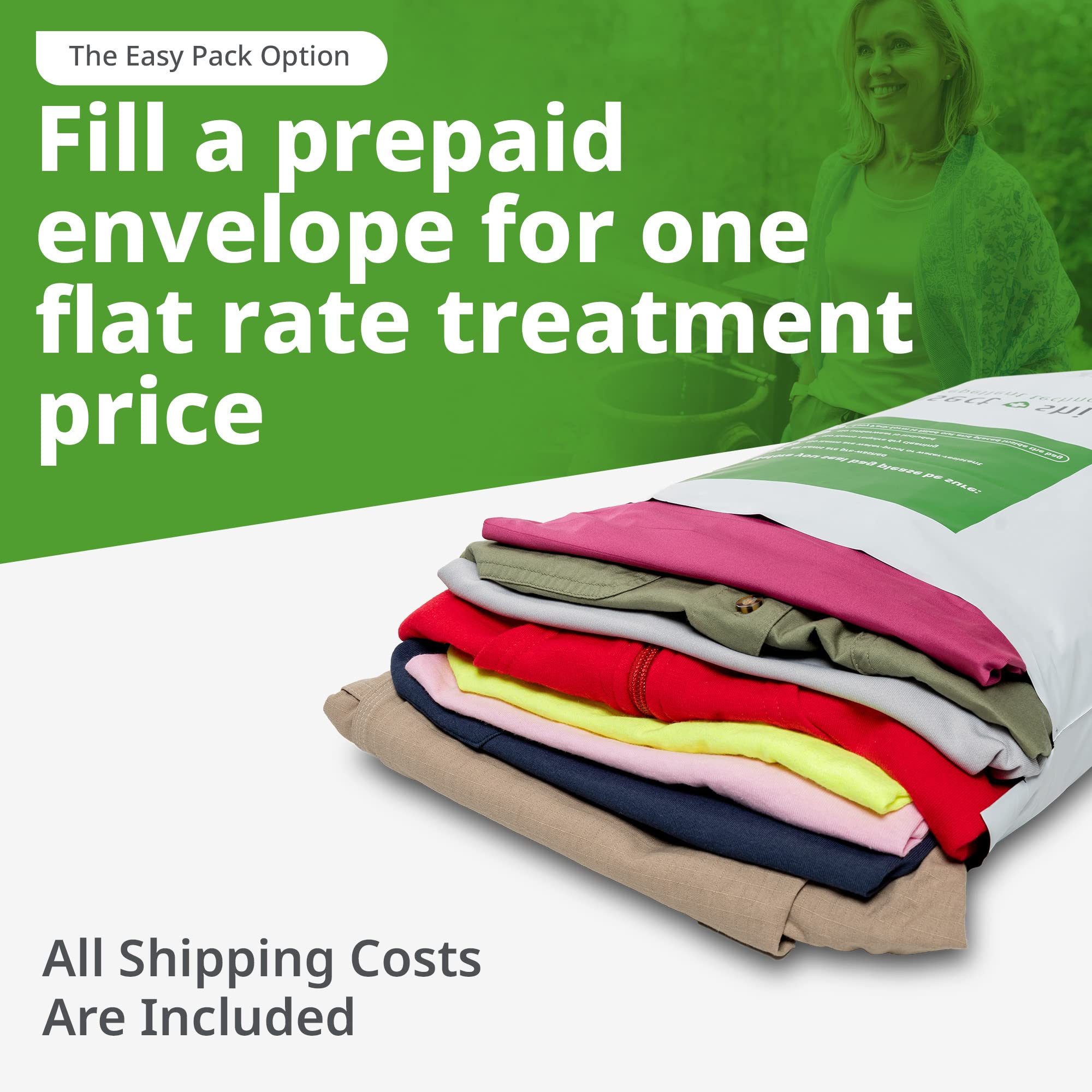 Insect Shield Easy Pack - Send in Your Clothes for Permethrin Repellent Treatment - Service for Your Own Clothes - 21 Day Turnaround Time