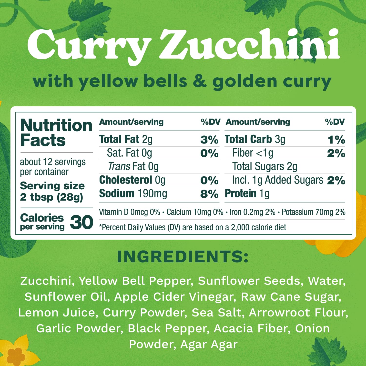 Growee Foods Indian Style Curry Zucchini Chip Dip & Spread – Creamy Salsa & Hummus Alternative – Dairy-Free Queso, Vegan Mayo & Salad Dressing Substitute – Gluten-Free, Nut-Free, Non-GMO – 12 oz