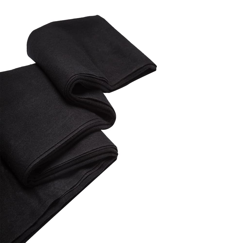 Pengzitou Cashmere Scarf For Womens Mens Super Soft Fashion Long Tassel Blue Scarf(80.7X25.6 In (Black 1)