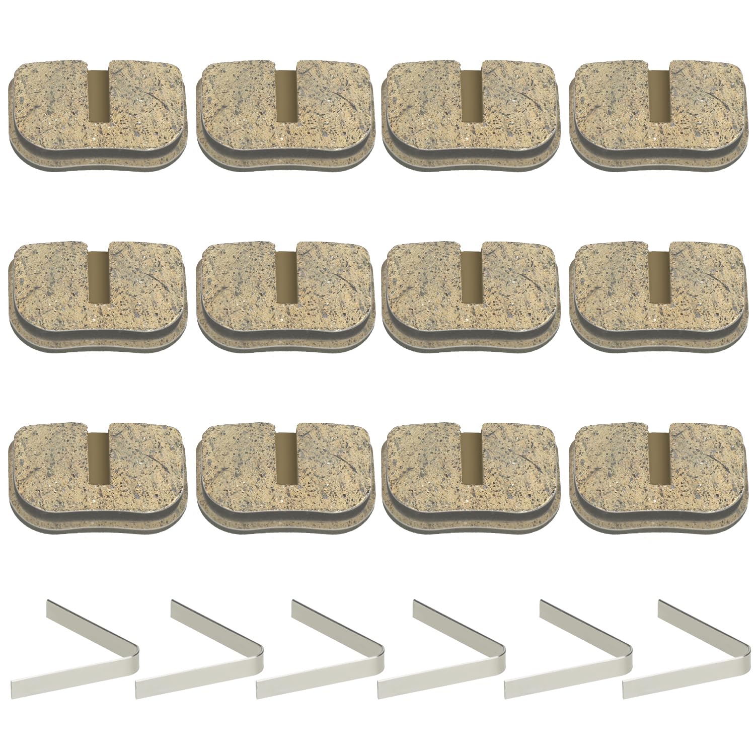 YOXUFA Mini Bike Brake Pads Disc Brake Pads for 79cc 97cc 100cc Coleman CT100U CC100X Baja Doodle Bug DB30 Motovox MBX10 Monster Moto MMB80 MMB105 49cc SYX Moto Mototec Pocket Dirt Bike ATV Parts