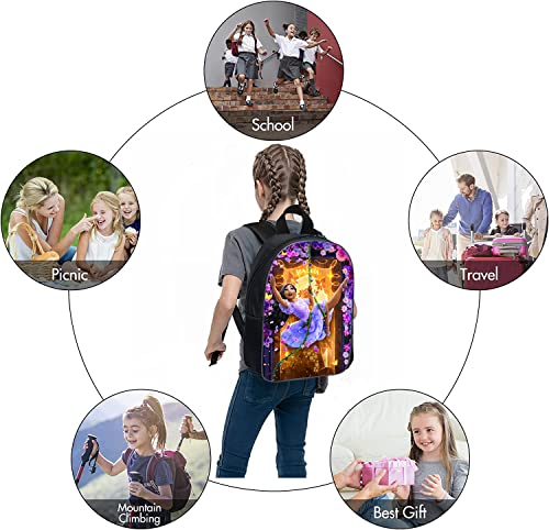 MeiPing Cartoon Backpack High Capacity Multifunction Anime Casual Backpack Lightweight Travel Backpack 17 Inch, One Size