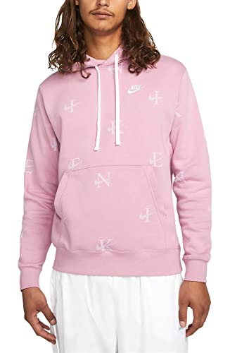 Nike Sportswear Club Pullover Hoodie (as1, alpha, l, regular, regular, Orchid, Large)