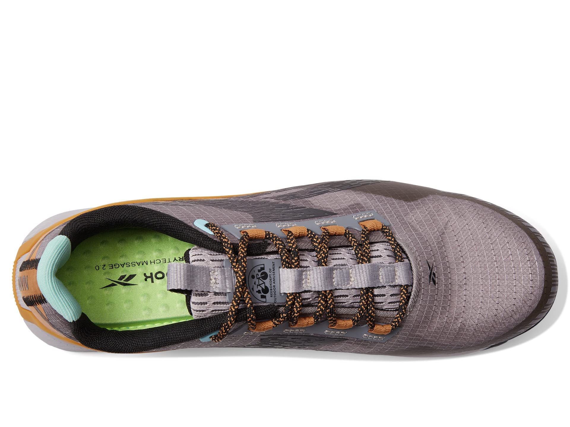 Reebok Work Nano X1 Adventure Work Composite Toe Men's Oxford, 10 D(M) US, Silver-Grey-Clay-Black