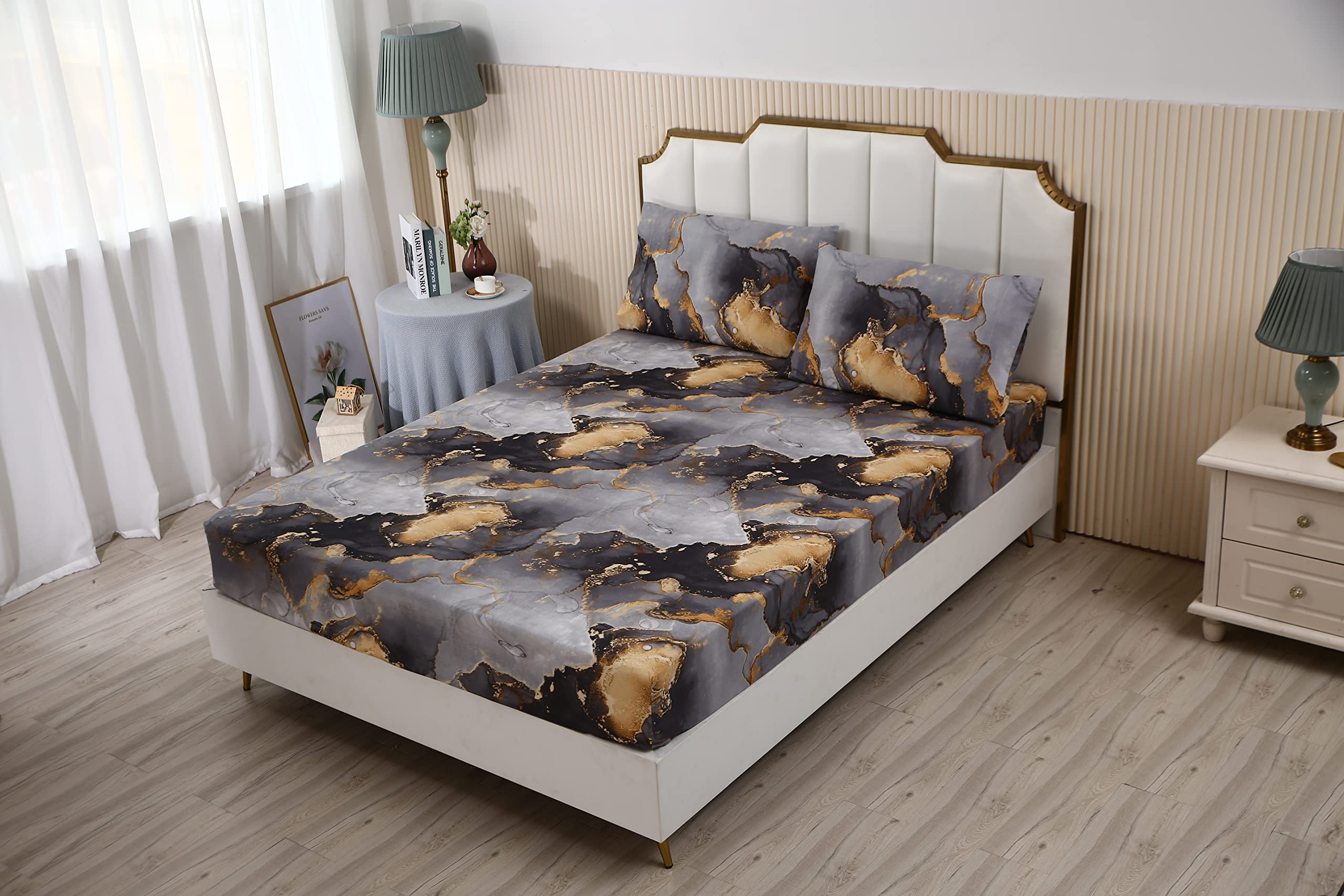 MAG Colorful Marble 3psc Full Size Sheet Sets (Full)