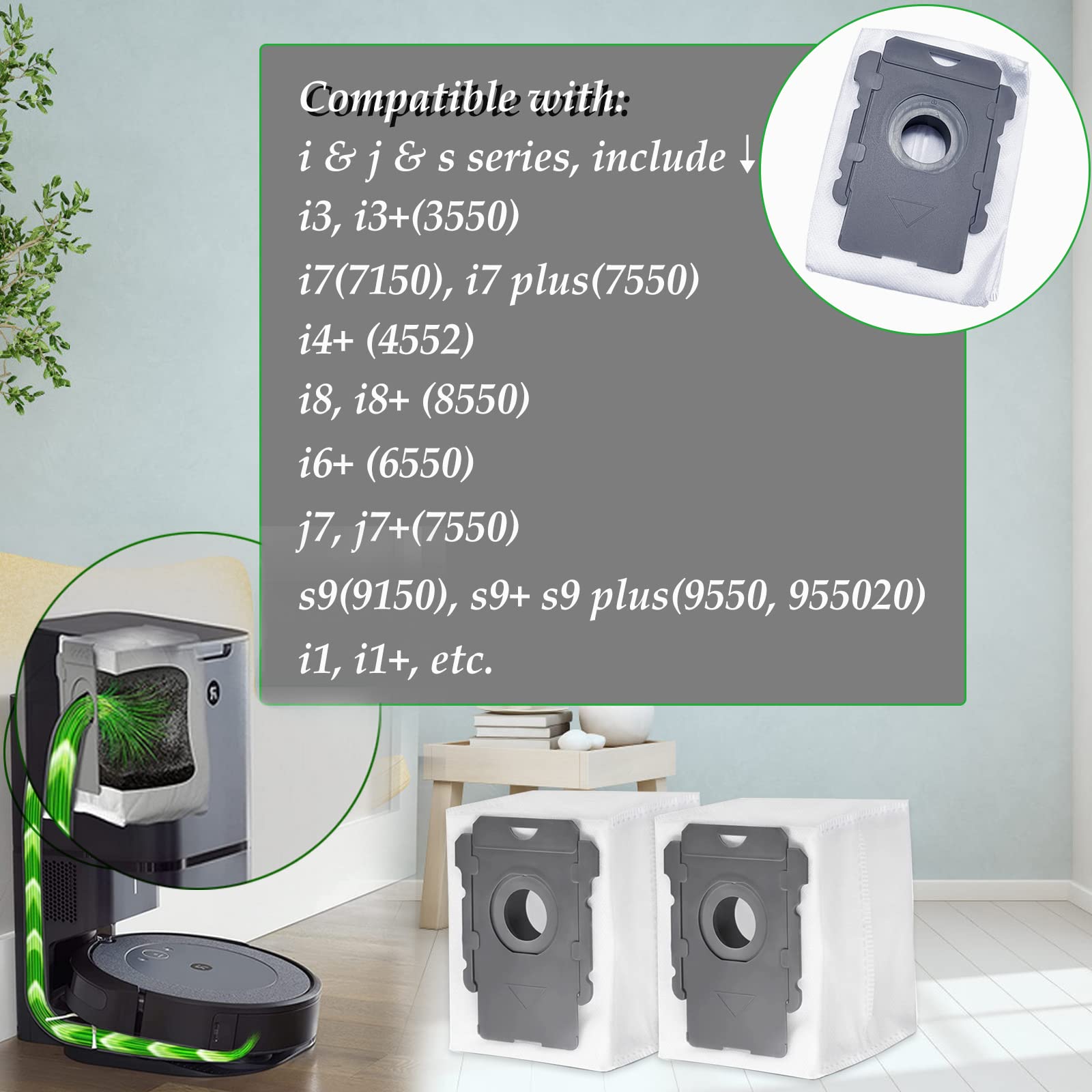 6 Pack Replacement Vacuum Bags