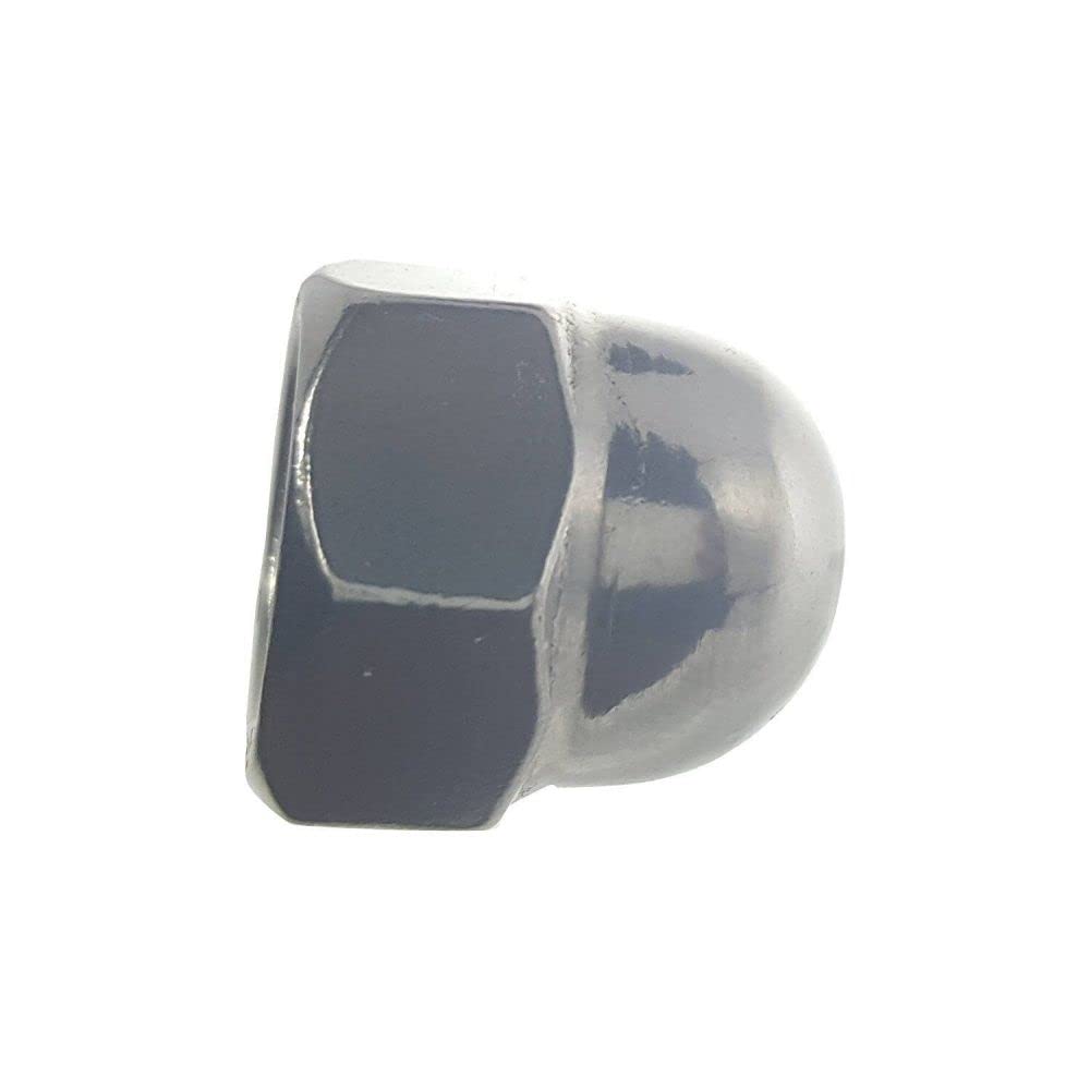 10 Pcs 1/4-28 Acorn Cap Nuts Stainless Steel 18-8 Standard Height