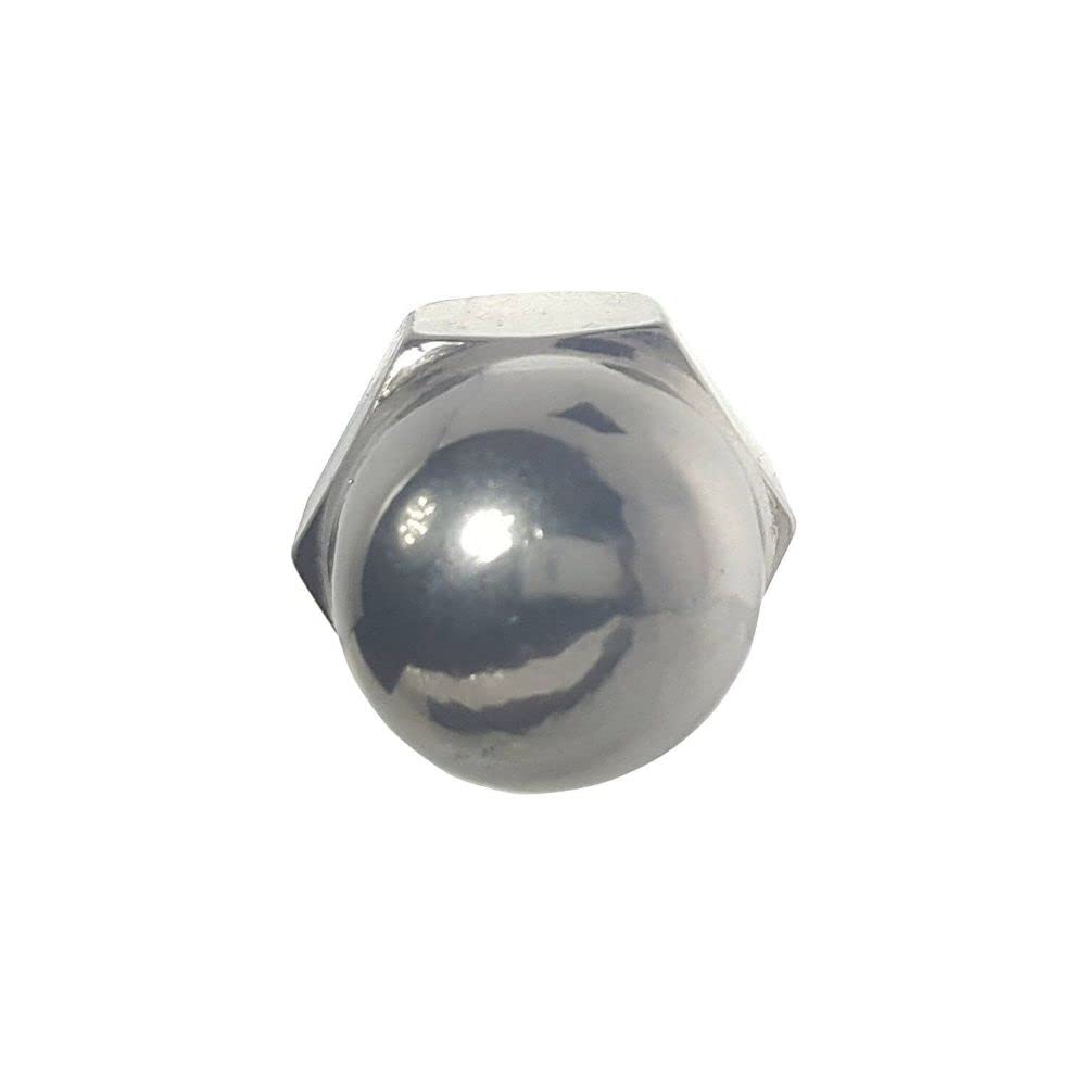 10 Pcs 1/4-20 Acorn Cap Nuts Stainless Steel 18-8 Standard Height