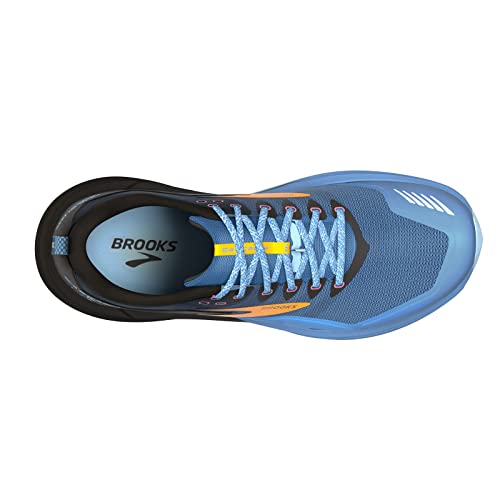 Brooks Women's Cascadia 16 Trail Running Shoe - Blue/Black/Yellow - 8.5 Medium