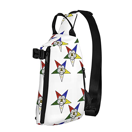 NHGFVT Stars Eastern Stars Sling Bag, Crossbody Sling Backpack Shoulder Chest Bag For Women Men, Travel Hiking Daypack (RXZE23)