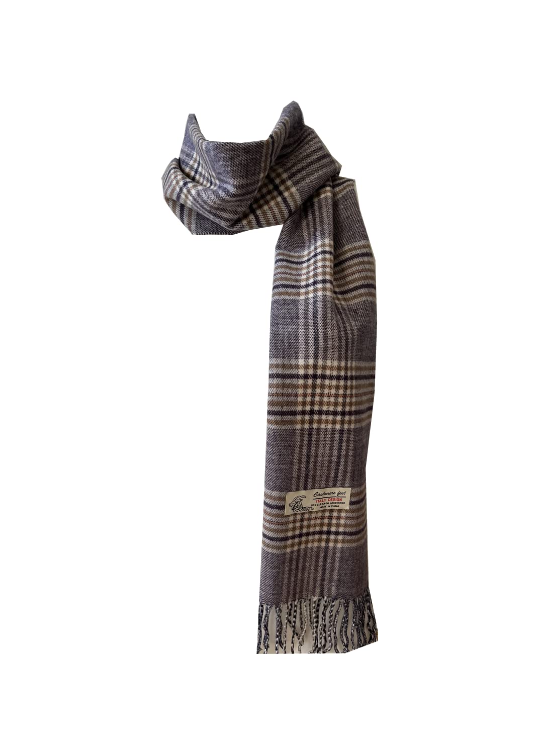 WA - Super Soft Womens Mens Luxurious Classic Cashmere Feel Wrap Scarf Plaid Scarves (Plaid-#28)