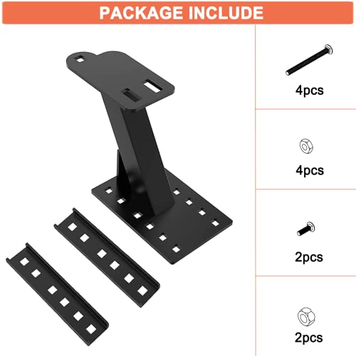 CAT SO RICH Spare Tire Carrier, Spare Tire Mount Bracket for Trailer Boat or Rv, Holds up to 120Lbs, Fits 4 & 5 & 6 Lugs Wheels on 4", 4.5'', 4.75'', 5",5.5",6" or 6.5" Bolt Patterns, Easy to Install
