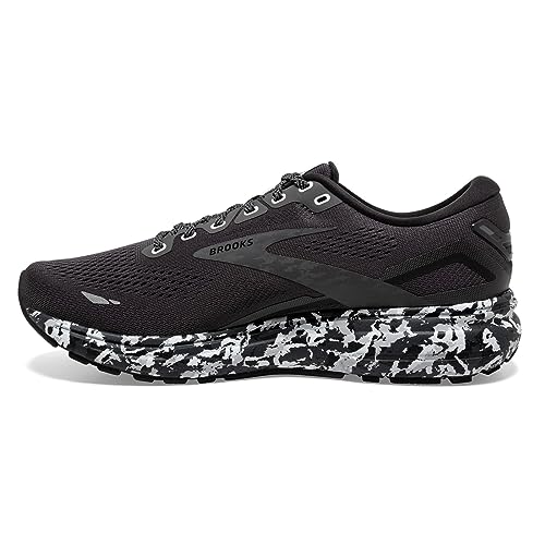 Brooks Women's Ghost 15 Neutral Running Shoe - Ebony/Black/Oyster - 7.5 Medium