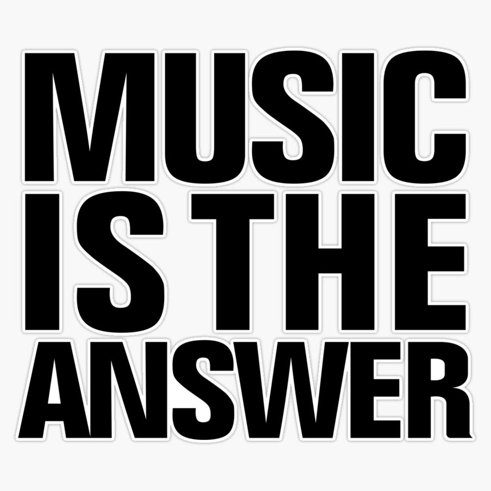 House Music Is The Answer | Edm Music Festival Gear Sticker Vinyl Decal Bumper Sticker 5"