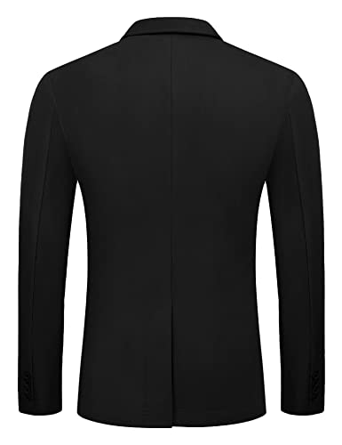 Men Blazer Slim Fit Casual Sports Coats Two Button Dress Blazer Stylish Lightweight Shoulder Pads Suit Jackets Outfits Brown S
