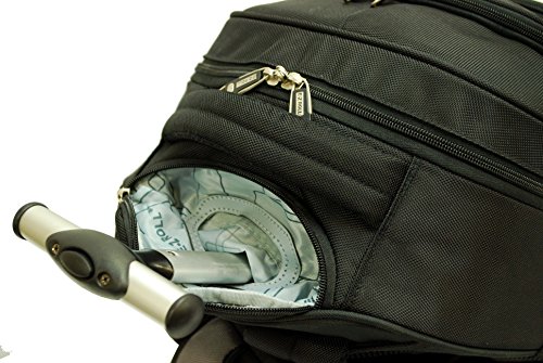 "E-Z Roll" Brand High-end 19 in. Laptop Rolling Backpack/Wheeled Backpack