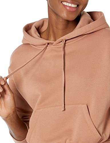 Amazon Essentials Womens Hoodies - Crop Pullover Sweatshirt (Available in Plus Size), Light Brown, 6X